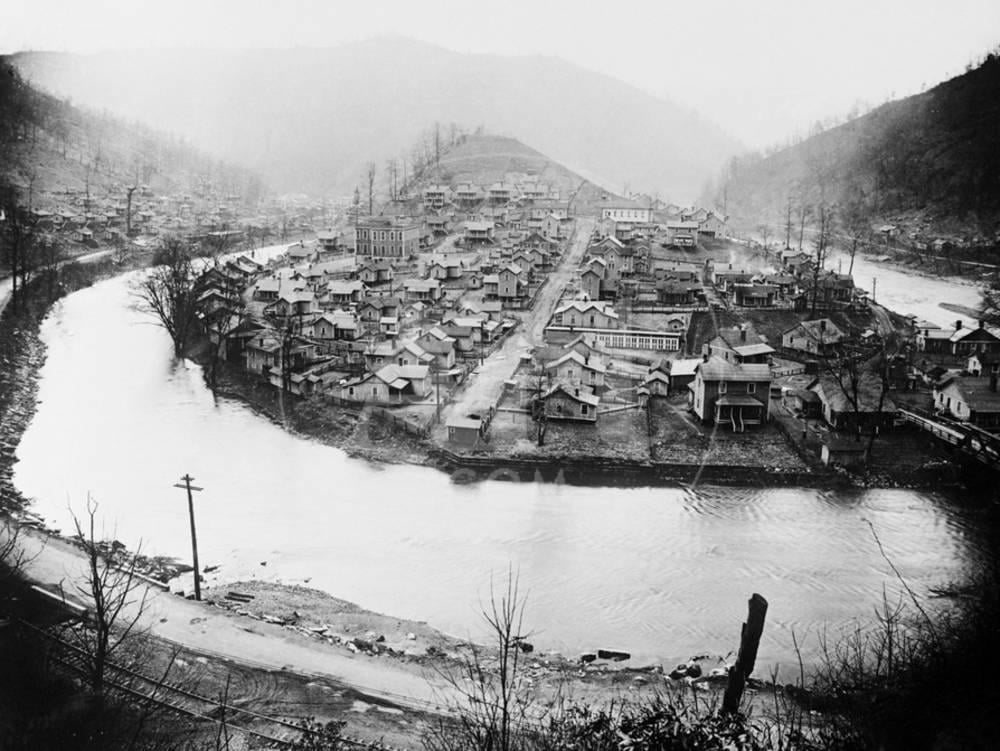 Aerial View of Twin Branch, Unframed Photographic Print Wall Art Sold ...