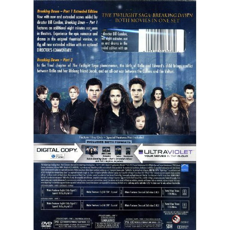 The Twilight Saga Breaking Dawn Part 1 Dvd