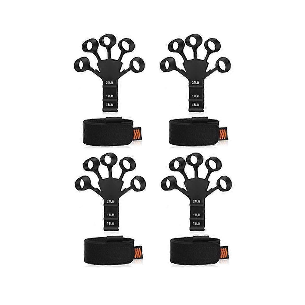 Extensor de dedos ajustable de silicona (paquete de 4) para mejorar la ...