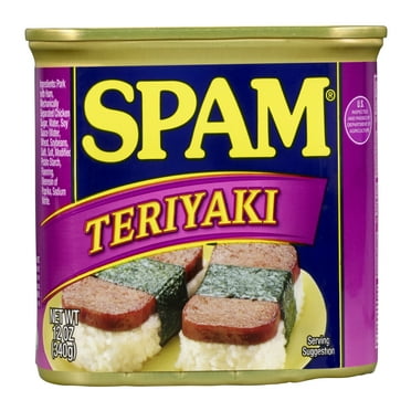 SPAM Teriyaki, Shelf-Stable Meat, 12 oz Aluminum Can (12 Pack ...