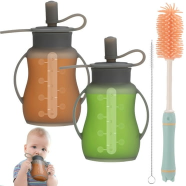 Subo Baby Food Bottle | No Mess Baby Toddler Self Feeder | Squeeze Free ...