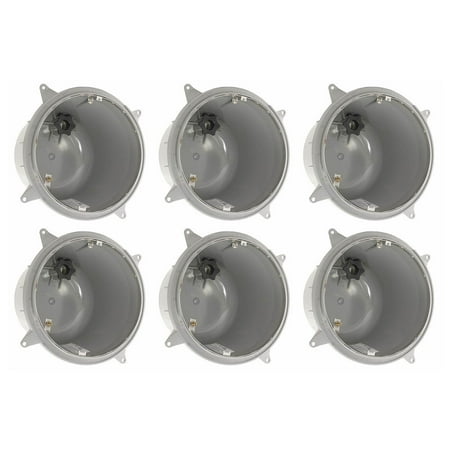 Pentair Large Gunite PVC Plastic Niche for Swimming Pools 1-Inch Hub (6 ...