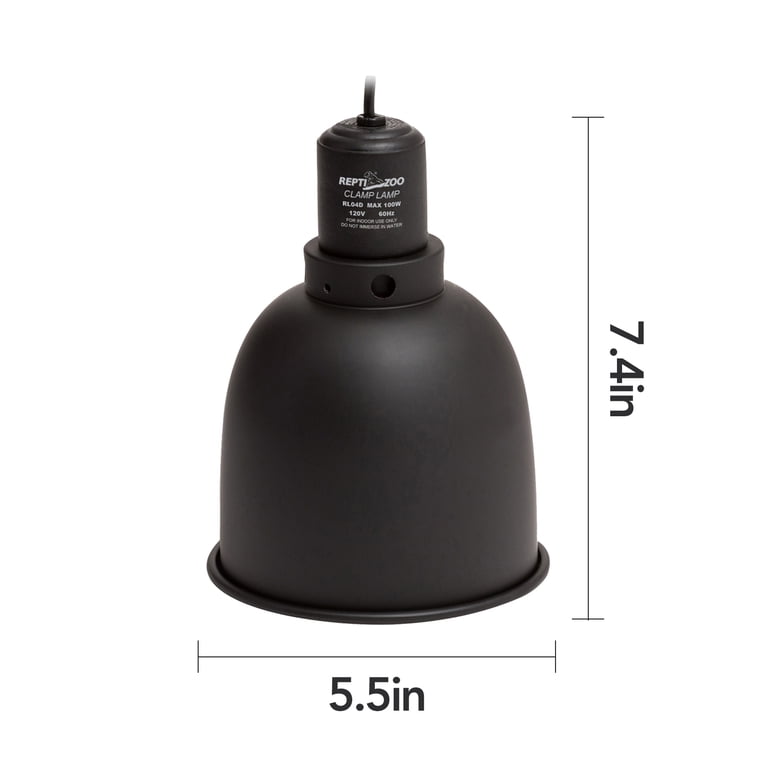 Heat Lamps REPTI ZOO Deep Dome Lamp Fixtures 2-Pack - For Reptile ...