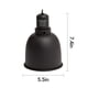 REPTI-ZOO Reptile Light Fixture, 5.5 Inch Deep Dome for Reptile Glass ...