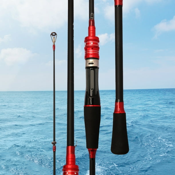 Peggybuy 1.65-2.1M Fishing Pole with Bait Hook Carbon Fiber Portable ...