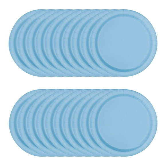 Blue Paper Plates