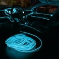 OLIVE- 2M Car Interior Blue Led Decorative Atmosphere Wire Strip Light ...