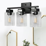 Combuh LED Bathroom Light Fixtures, 36 Inch Black Vanity Lights, 20W ...