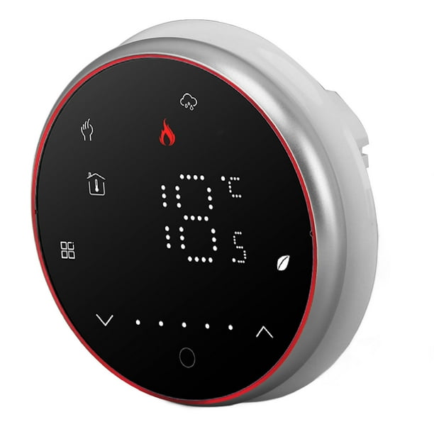 Smart Thermostat, Round Recessed Digital Thermostat With LED Display 1 ...