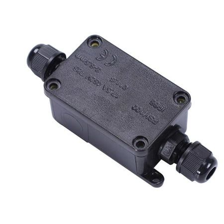 2 Way Outdoor Waterproof IP65 Cable Connector PC Junction Box 240V ...