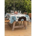 60x120 Inch Outdoor Tablecloth with Umbrella Hole Zipper Rectangle ...