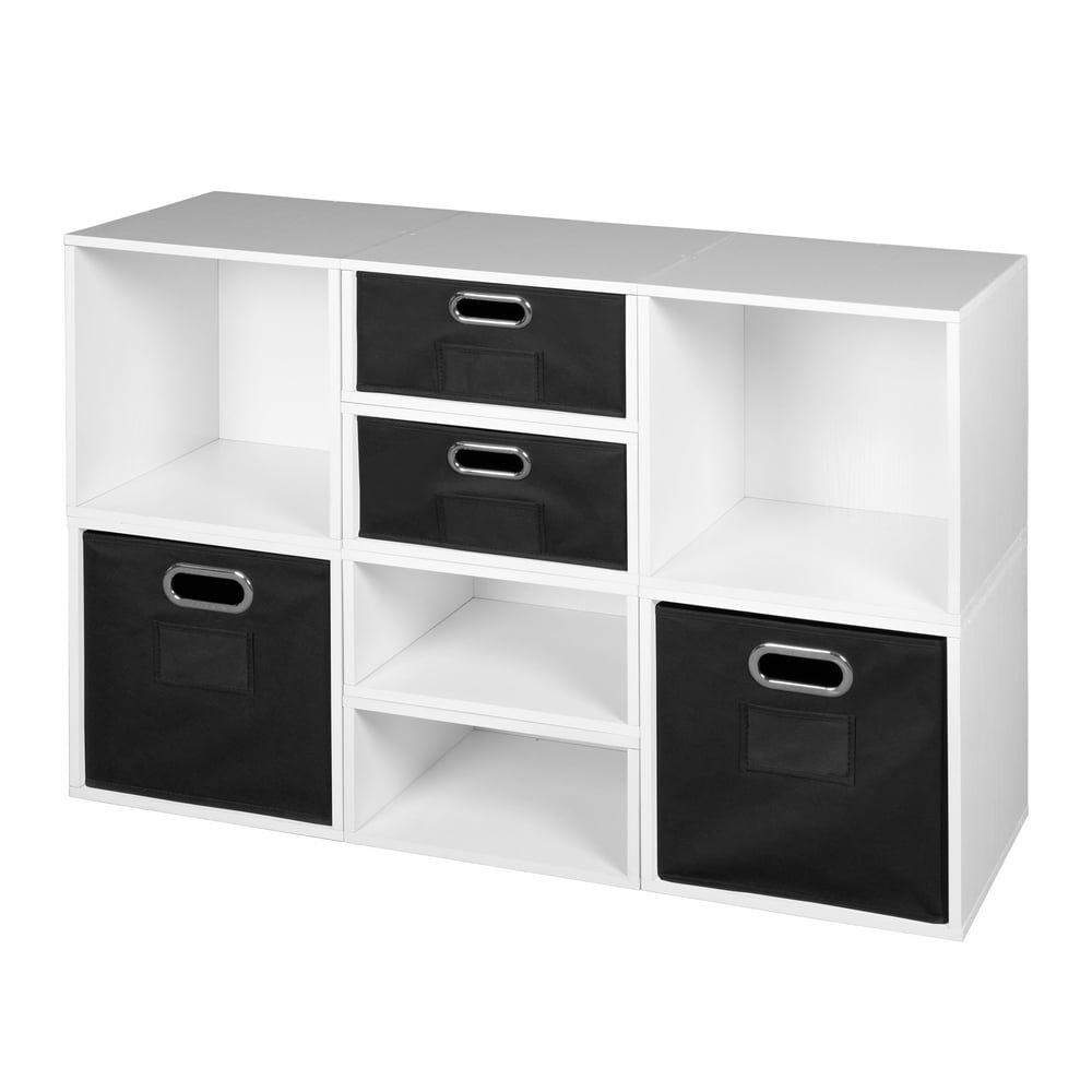 Niche Cubo Storage Set- 4 Full Cubes/4 Half Cubes with Foldable Storage ...