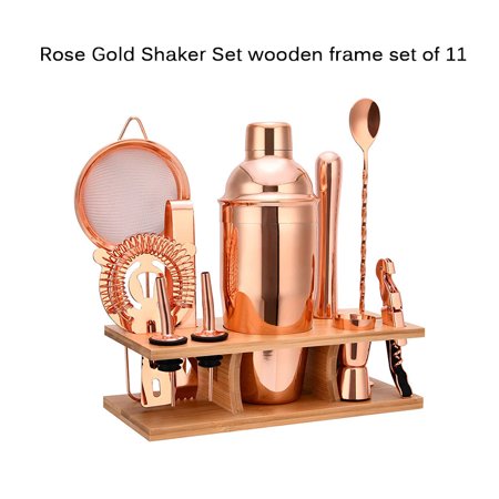 11 Pieces Set Rose Gold Bar Bartenders. Cocktail Filters. Beautiful ...