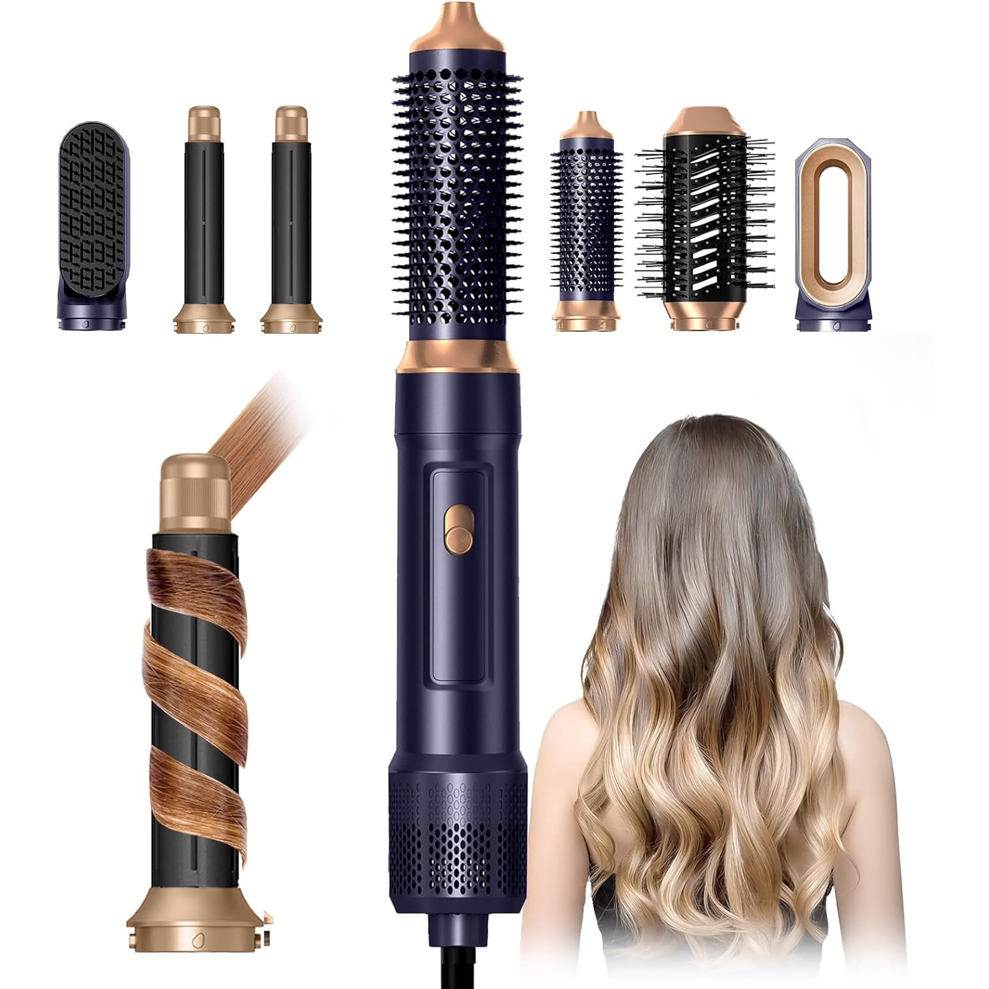 Click here for Cnv Blow Dryer Brush  6 In 1 Auto Air Curling Iron... prices