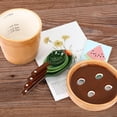 5 count Measuring Spoons Set/Ceramics Spoons and Measuring Base Cup/for ...