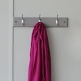 Home Basics 3 Double Hook Wall Mounted Hanging Rack, Grey - Walmart.com
