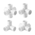 12lots Durability Water Pipe Connectors Elbow Corner Side Outlet Tees ...