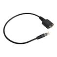 MOKKHNB Dual 35Mm Audio Female to Rj9 Jack Headset Converter Cable for ...