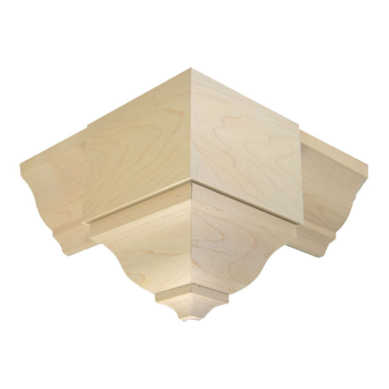 Hardwood Crown Molding Outside Corner Block EWCR83, Maple - Walmart.com