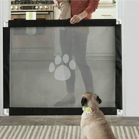 Gate Pet Safety Gate Folding Portable Guard Net Fence Install Anywhere ...