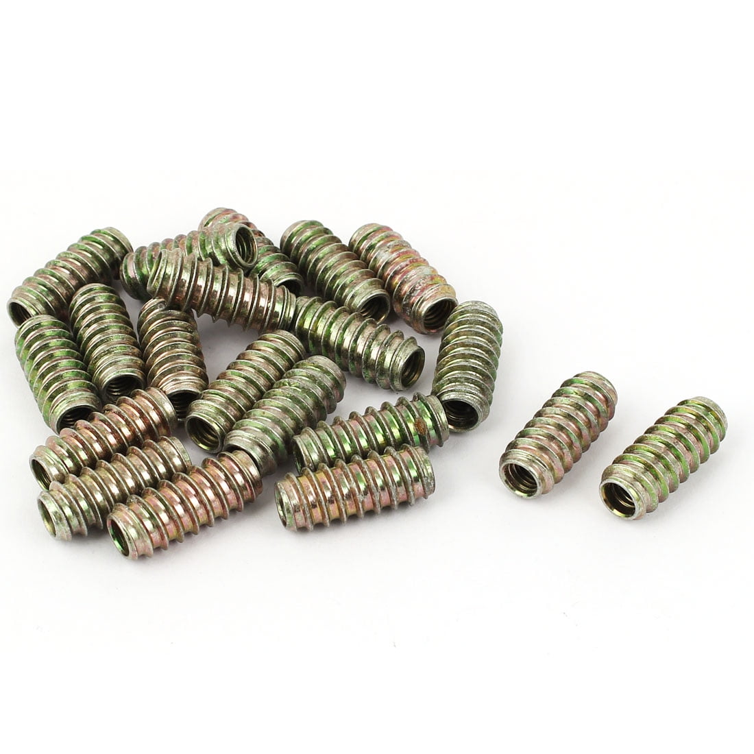 20 Pcs M6 x 25mm Type E Nut Furniture Insert Nuts for Wood Furnitures ...