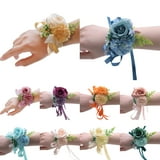 SUSUchens Wrist Flower Non-Fading Multi-color Decorate Elegant Bride ...