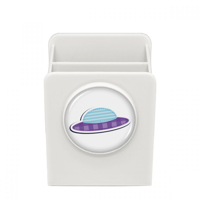 Universe And Alien UFO Art Deco Fashion Desk Pencil Holder Cup Pen ...