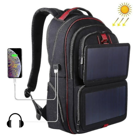 Haweel 14w Solar Power Laptop Backpack | Walmart Canada