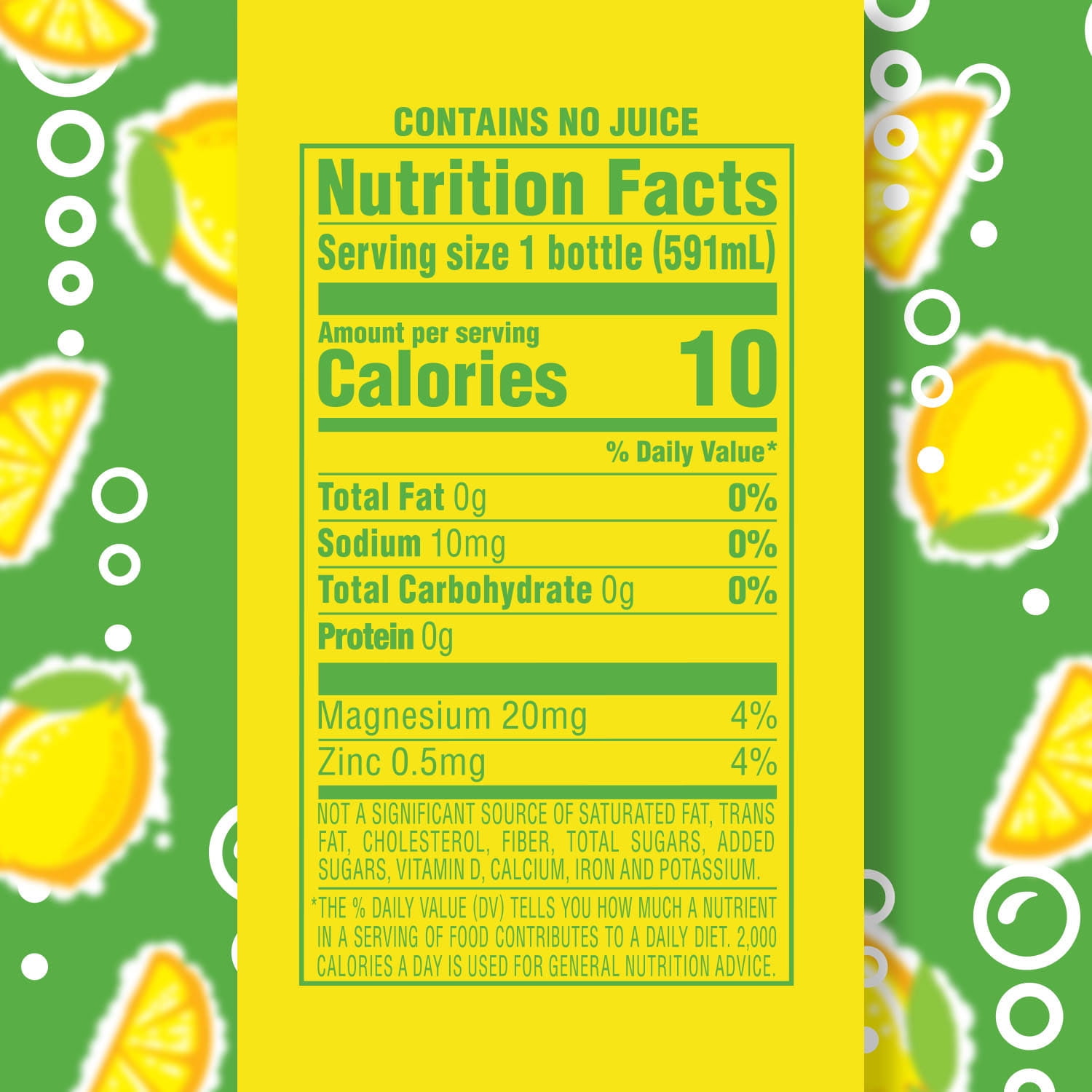 Splash Fizz, Lemonade Flavor Sparkling Water Beverage, 20 Fl Oz Plastic ...