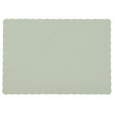 25 Scalloped Edge Paper Placemats 10" X 14" Dinner Size 26 Colors - Red ...