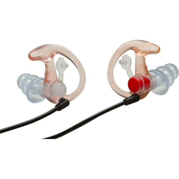 Surefire Ep4 Sonic Defender Plus Earplugs, Medium, Clear Ep4-Mpr ...