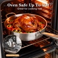 Tri-Ply Stainless Steel Frying Pan, TAIMASI 12 Inch Stainless Steel ...