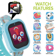 Kids Smartwatch with Bluetooth Headphones Boys Blue Unicorn Light up Headphones - Walmart.com