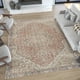 Traditional 5x7 Area Rug (5'3'' x 7'3'') Oriental Rust, Beige Living ...
