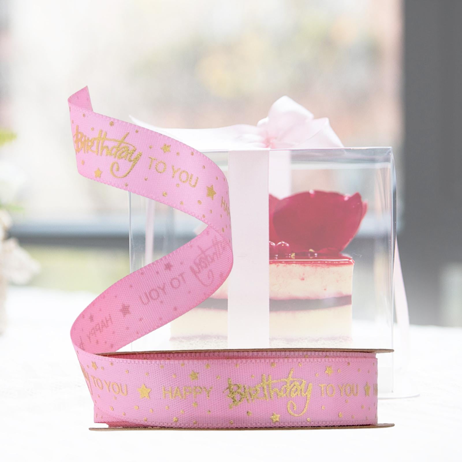 Happy Birthday Ribbons Gift Wrapping DIY Trimming for Party Supplies ...