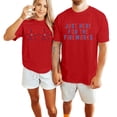 Conairie Women 4th Of July Shirt Loose Short Sleeve Crew Neck Patriotic ...