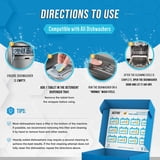 Active Dishwasher Cleaner Tablets, Removes Hard Water, Limescale ...