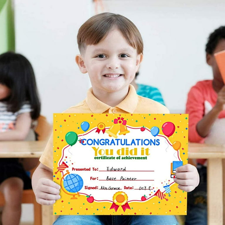 Congratulations You Did It Certificate