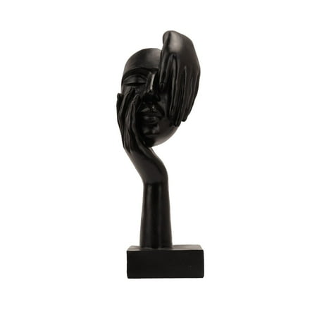 Thinker Statues Women Face Art Statue Simple Creative Ornament ...