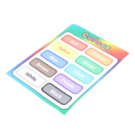 Educational Posters, Distinguishable Clearly Printed Interesting Color ...