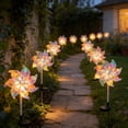 360° Solar Wind Spinners with Led Lights, Windmill for Yard & Garden ...