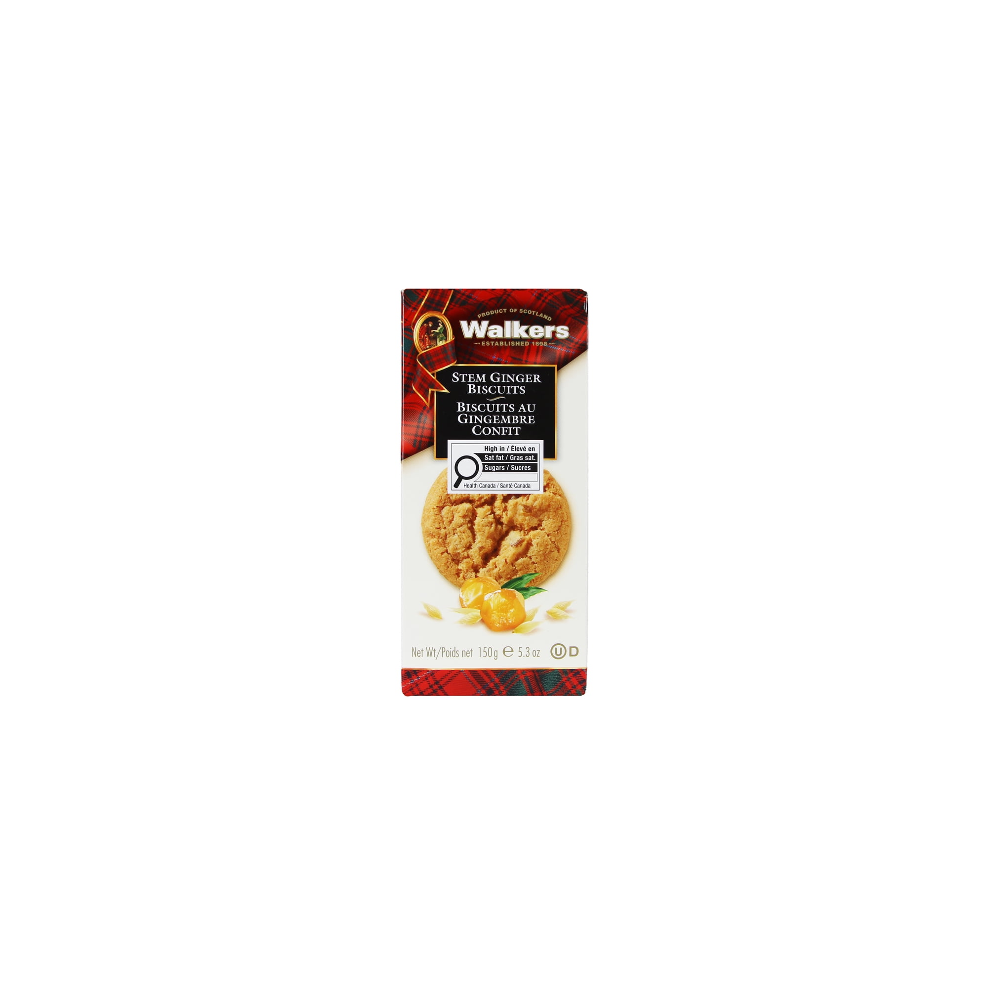 Click here for Walkers Walkers Stem Ginger Biscuits 150 G prices