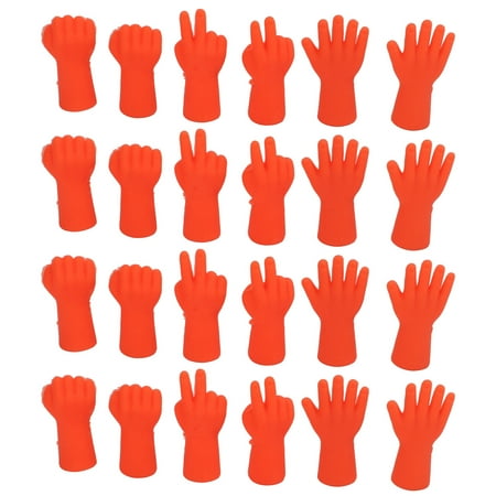 24 Pcs Knitting Point Protectors Rubber Knit Needle Tip Cover Rock ...