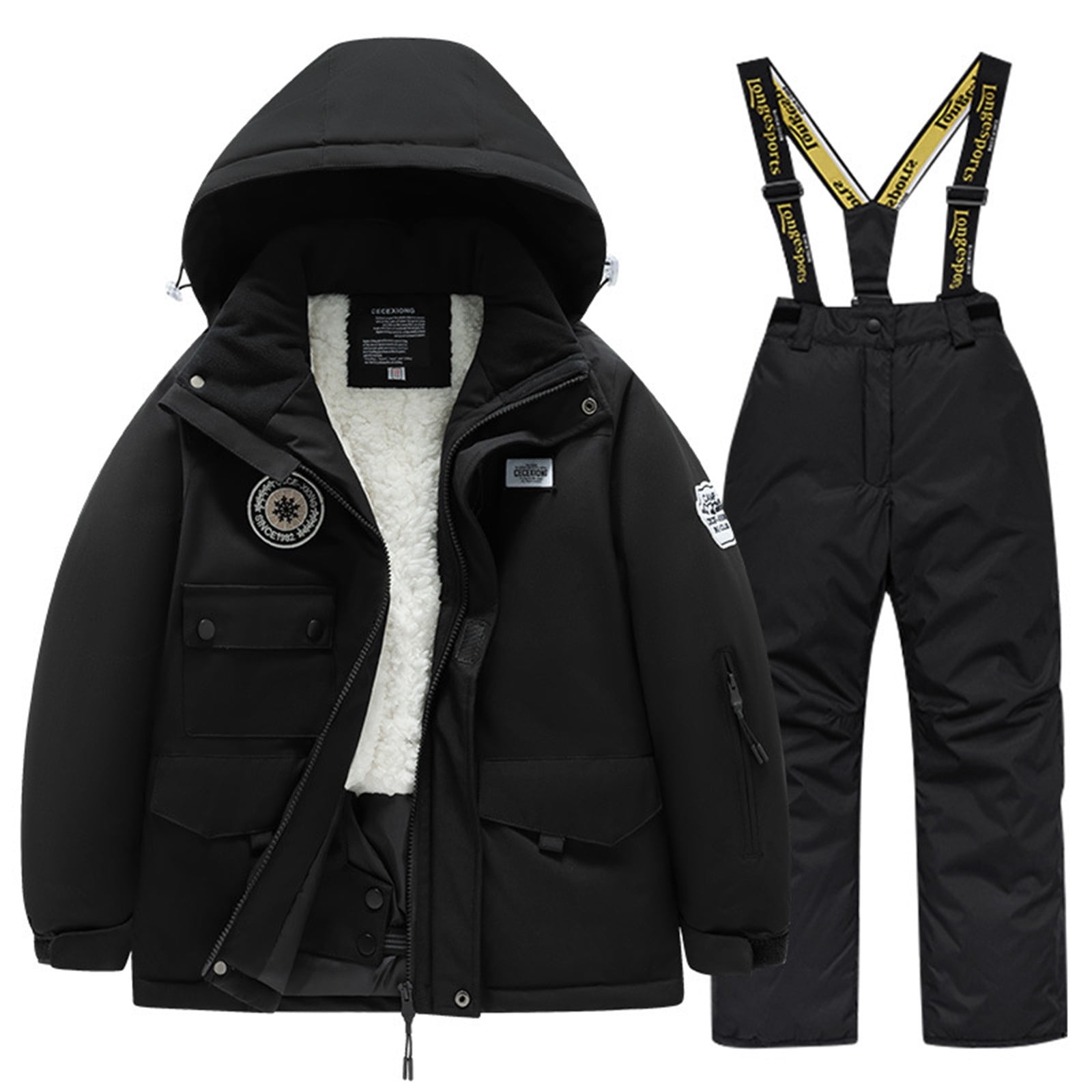 Click here for Pisexur Toddler Two Piece Sets Snow Ski Jacket And... prices
