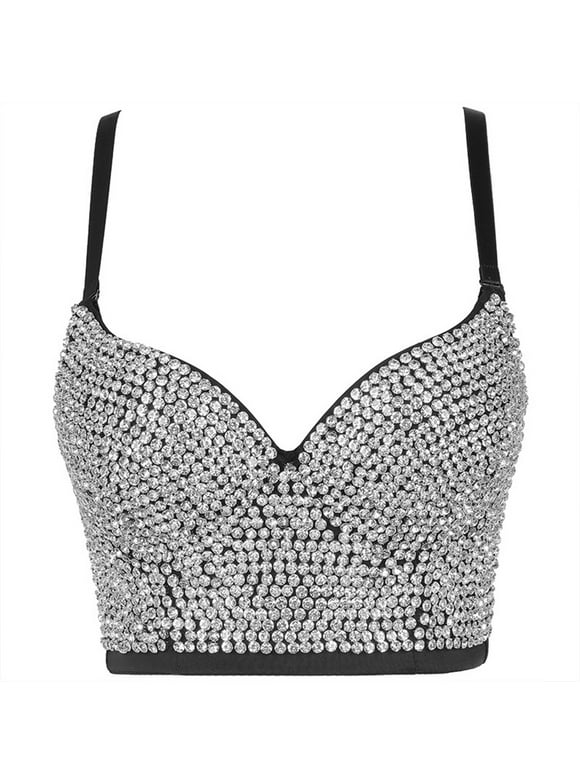 Rhinestone Bra