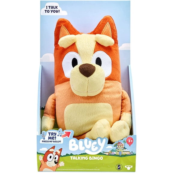 "Bluey 13"" Interactive Talking Plush - Sing Along Stuffed Animal with ...
