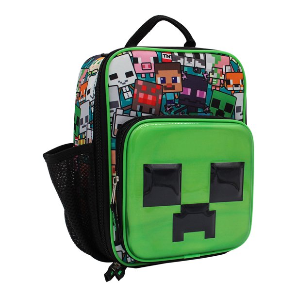 Minecraft Peeking In Reusable Rectangular Lunch Bag - Walmart.com