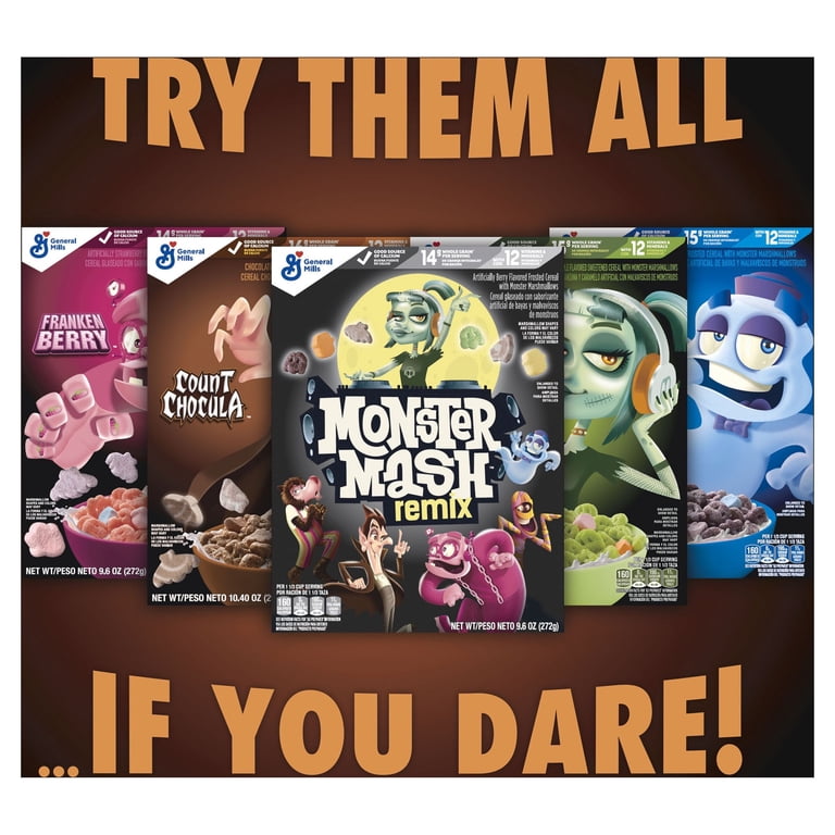 Count Chocula Cereal Box