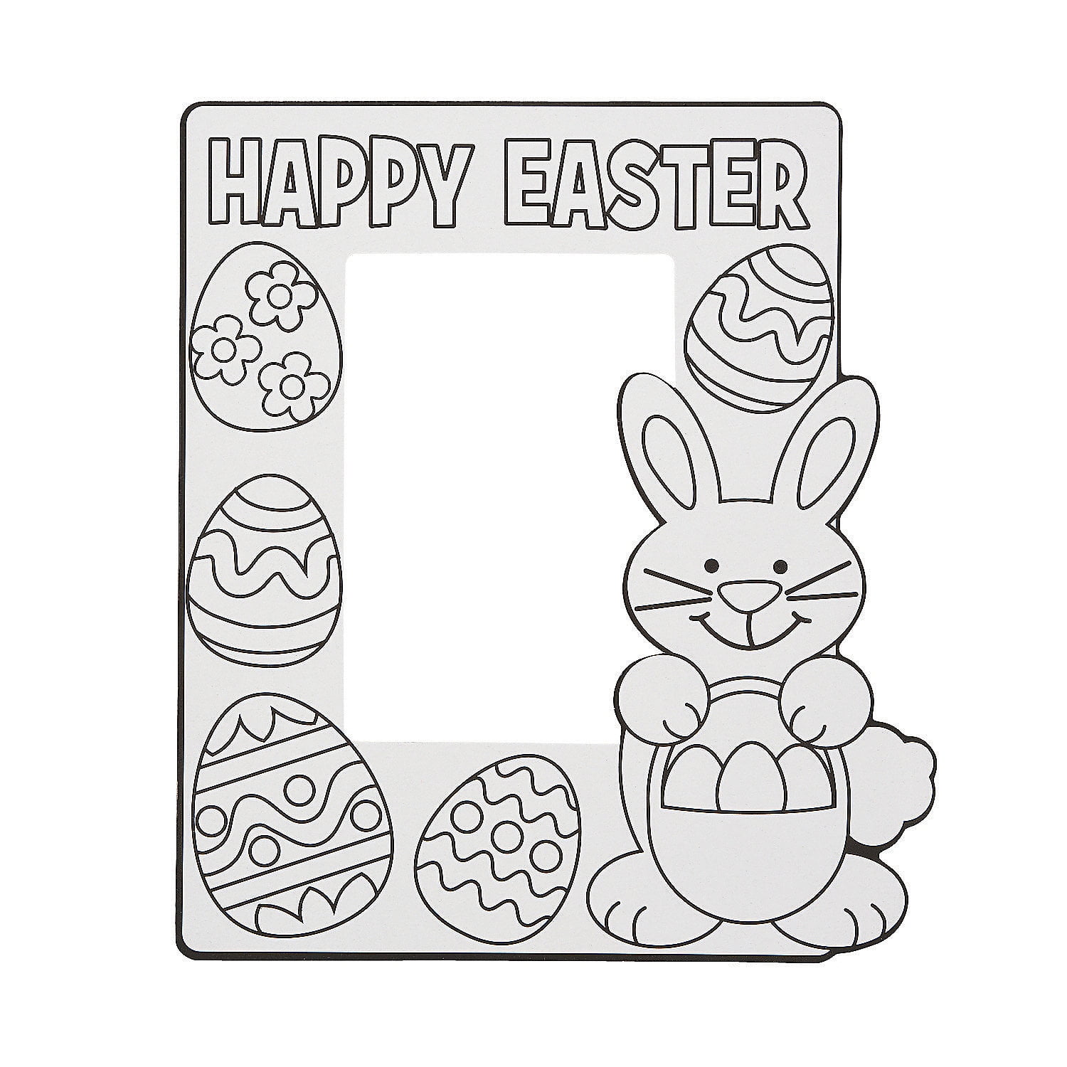 Color Your Own Easter Picture Frame - Craft Kits - 12 Pieces - Walmart.com