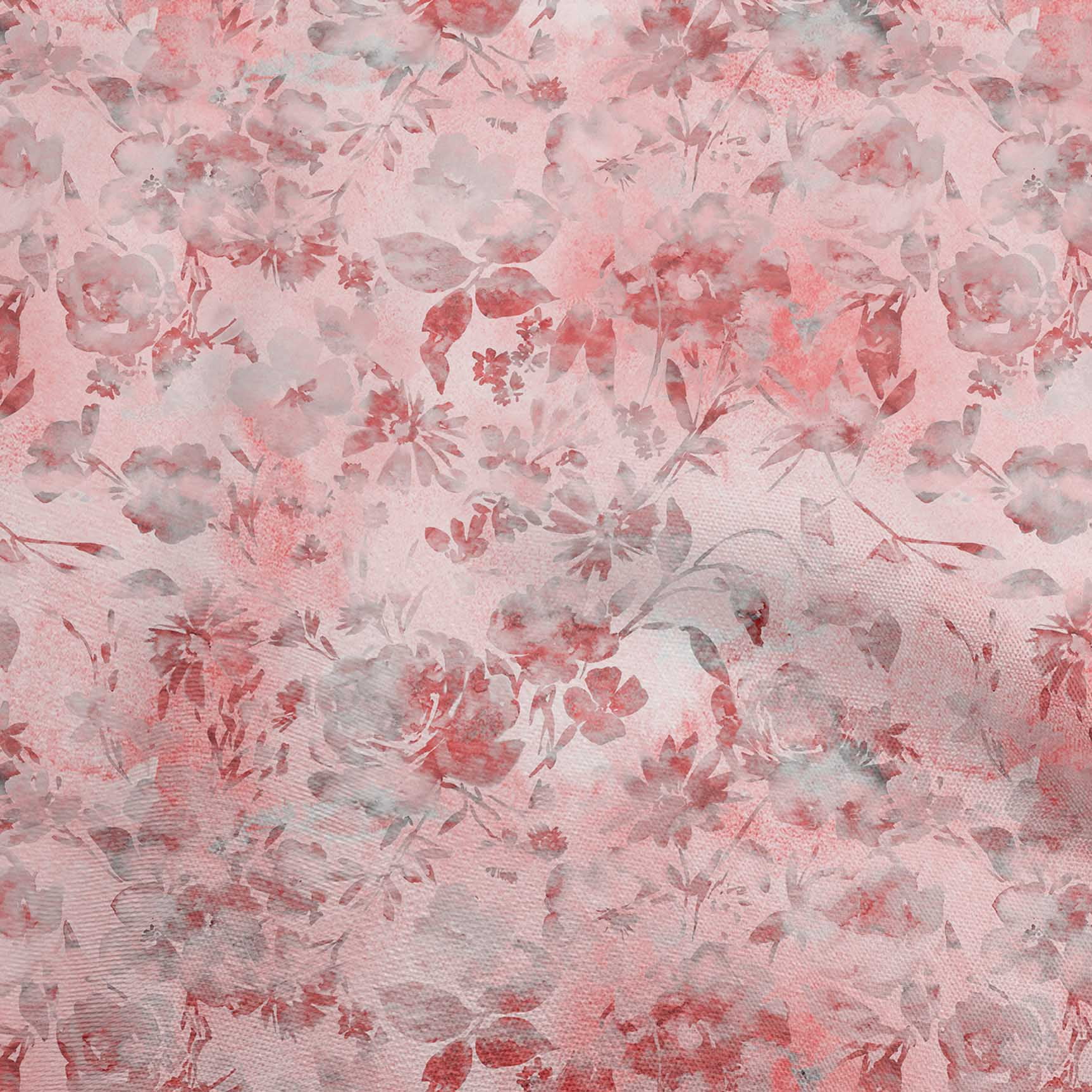 oneOone Rayon Light Pink Fabric Abstract Floral Dress Material Fabric ...